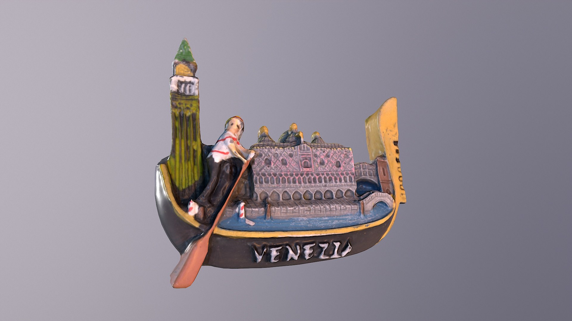 Venezia 03 Venice Italy Magnet Souvenir Fridge Low Poly 3D - TurboSquid ...