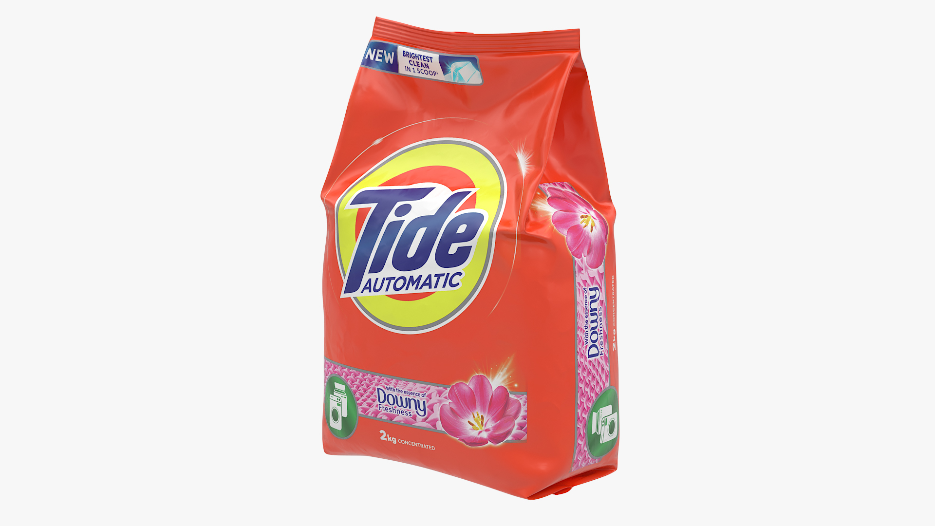 Tide Automatic Detergent 2kg Packaging 3D - TurboSquid 2409843