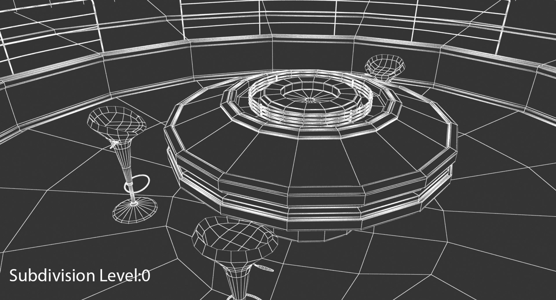 Futuristic control room 3D model - TurboSquid 1192001