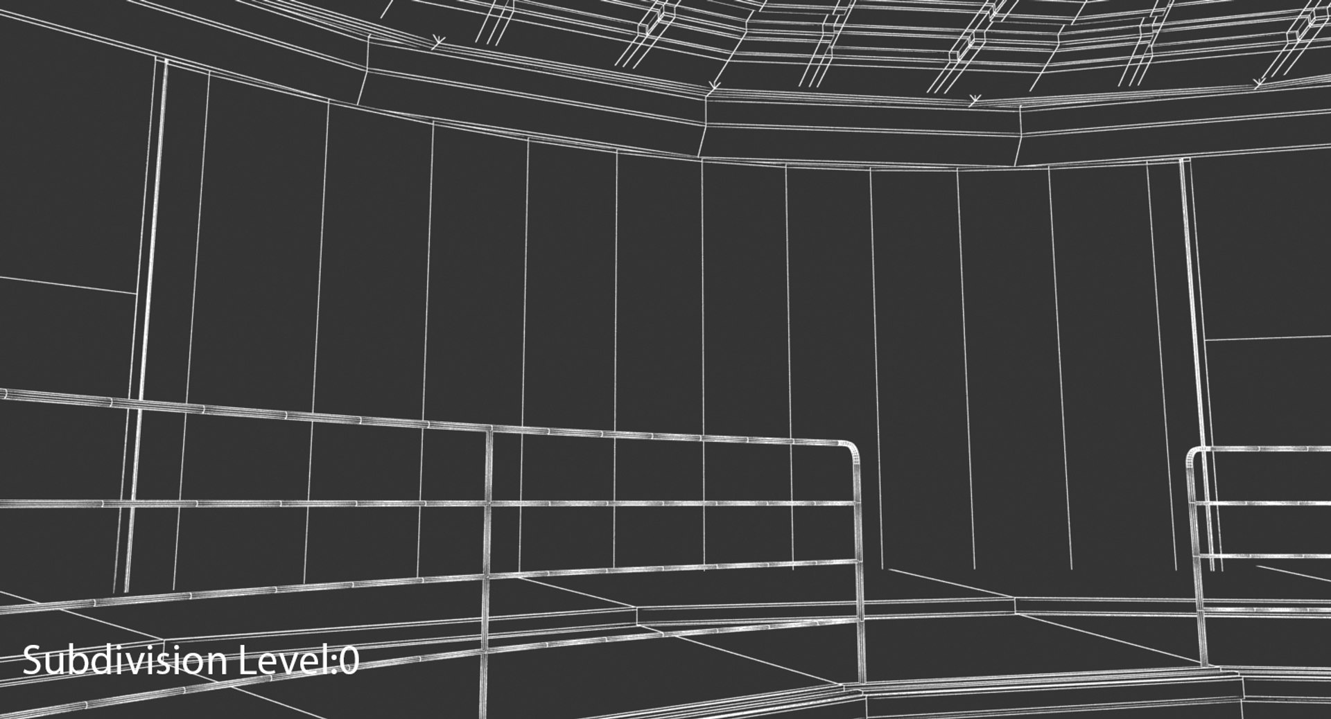 Futuristic control room 3D model - TurboSquid 1192001