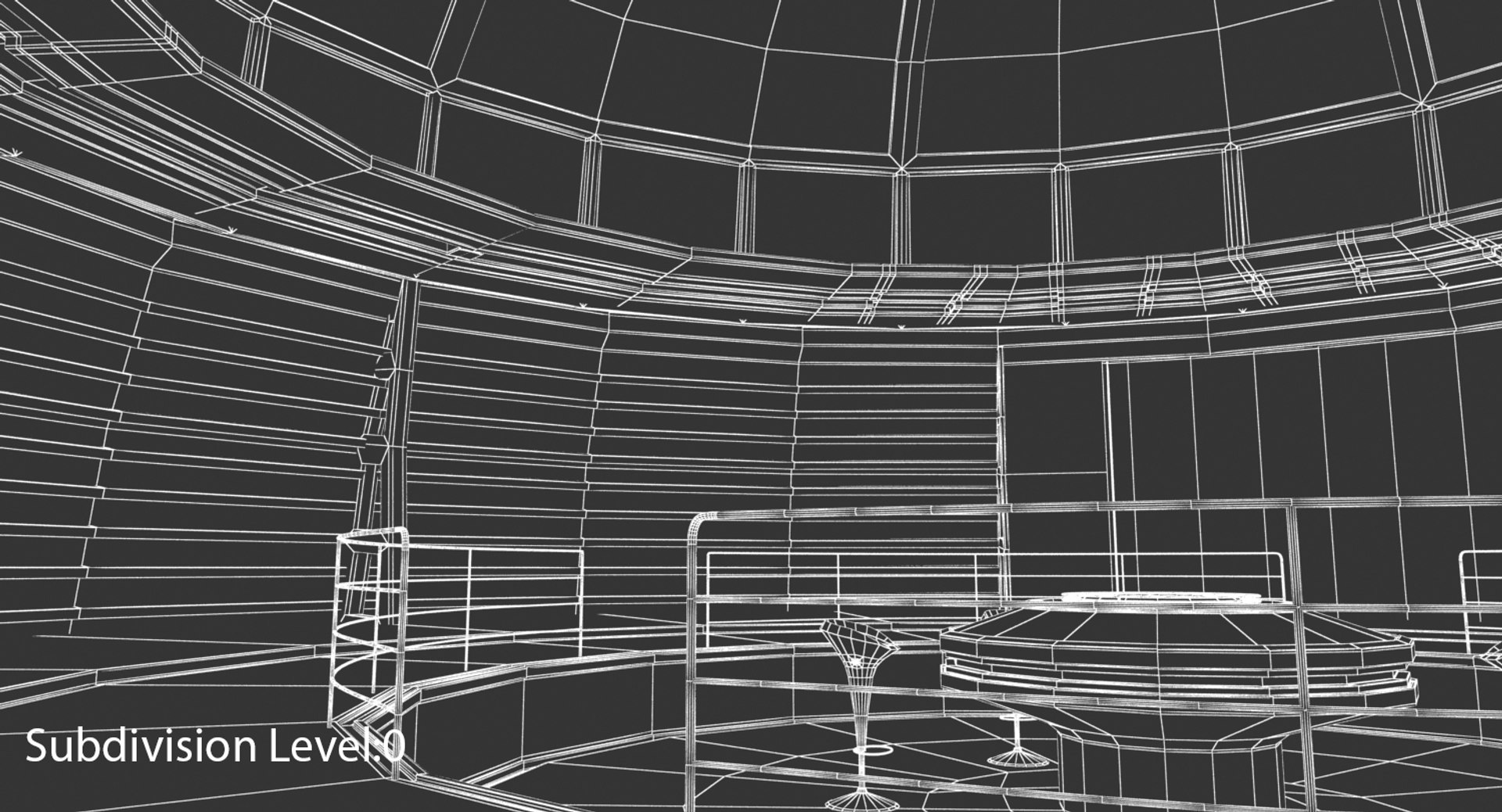 Futuristic control room 3D model - TurboSquid 1192001