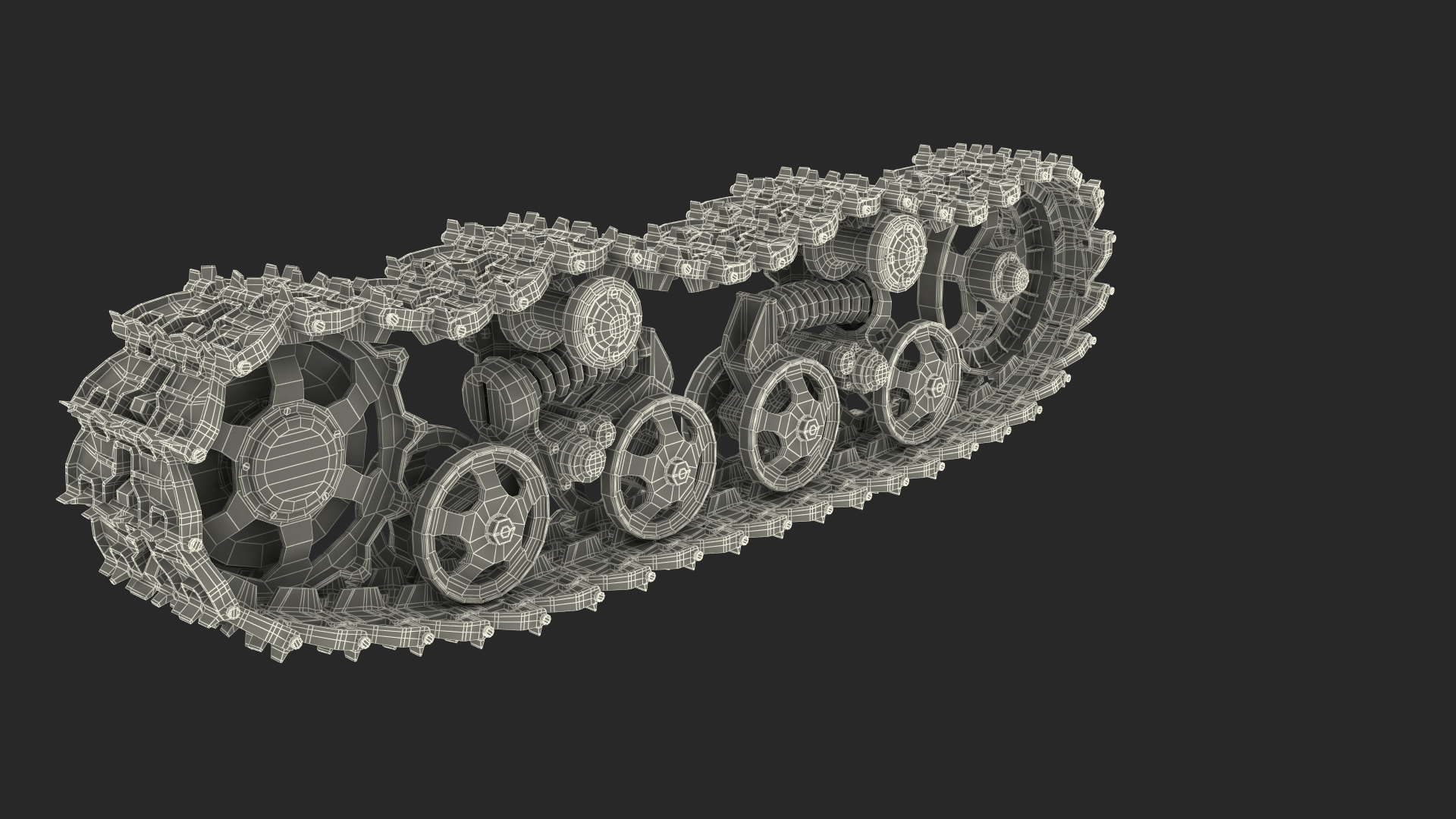 3D Old Caterpillar Track Rigged - TurboSquid 1575170