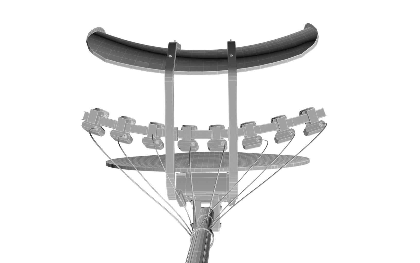 Toroidal Satellite Dish 3D Model - TurboSquid 2102049