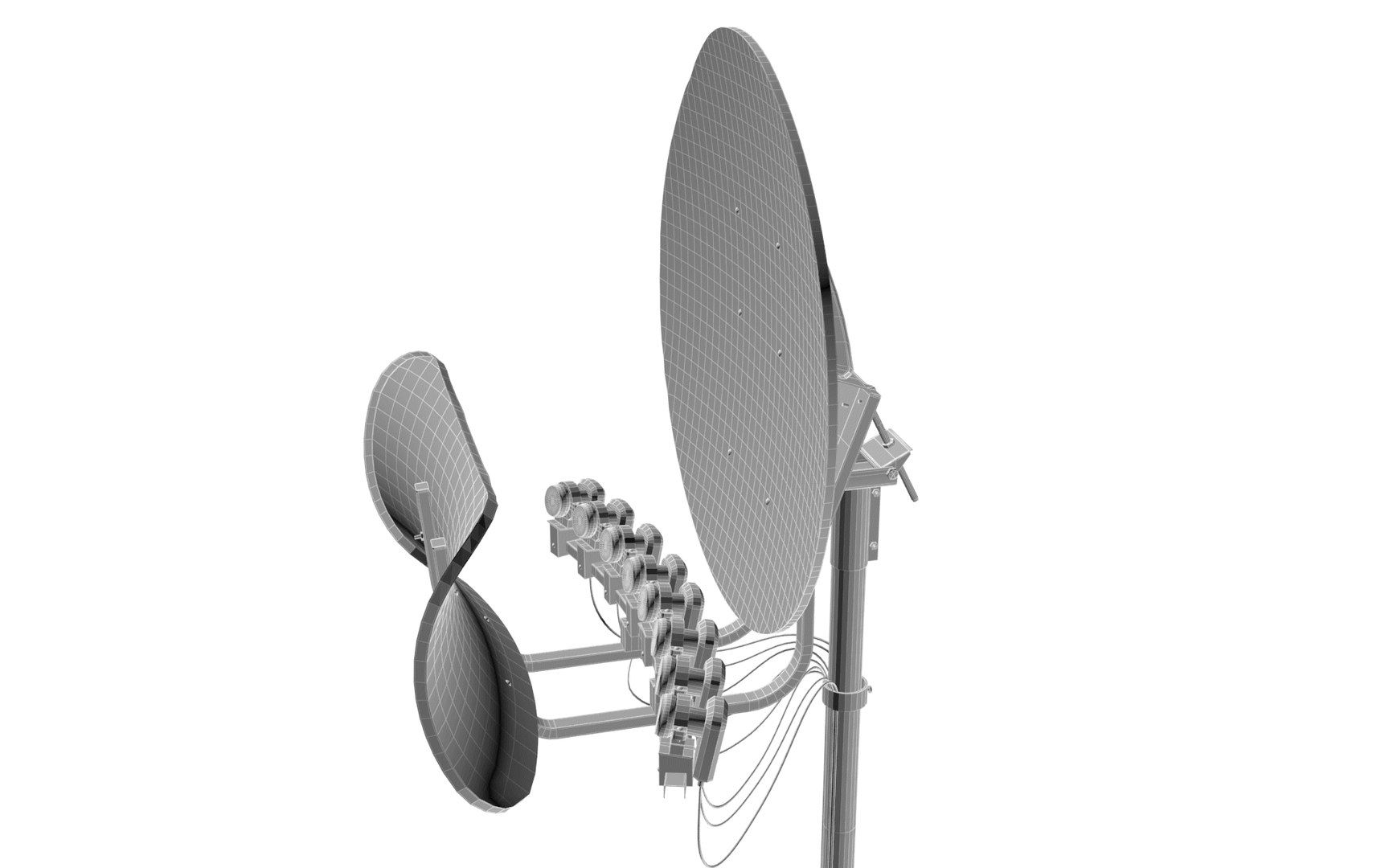 Toroidal Satellite Dish 3D Model - TurboSquid 2102049