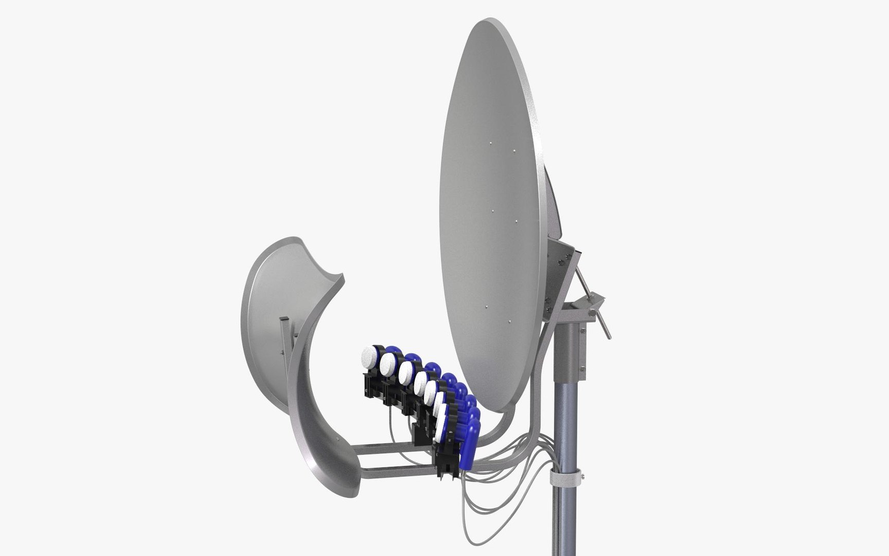 Toroidal Satellite Dish 3D Model - TurboSquid 2102049