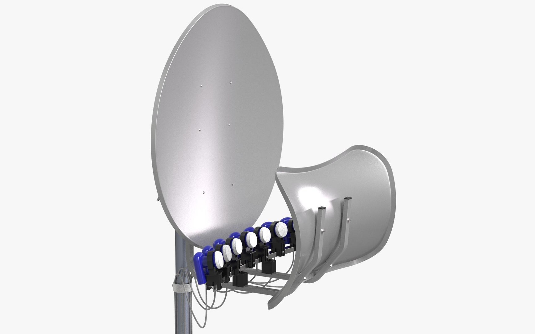 Toroidal Satellite Dish 3D Model - TurboSquid 2102049