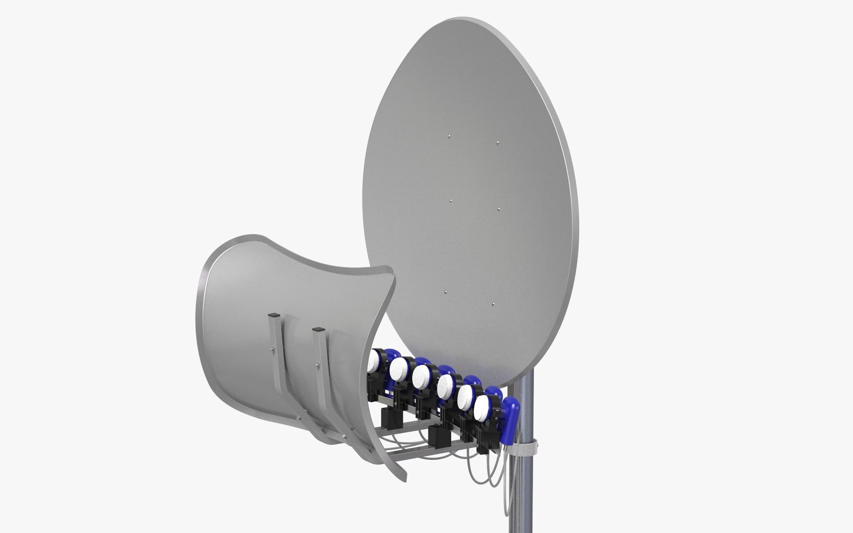 Toroidal Satellite Dish 3D Model - TurboSquid 2102049