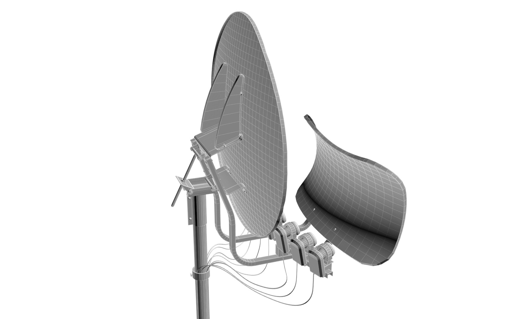 Toroidal Satellite Dish 3D Model - TurboSquid 2102049