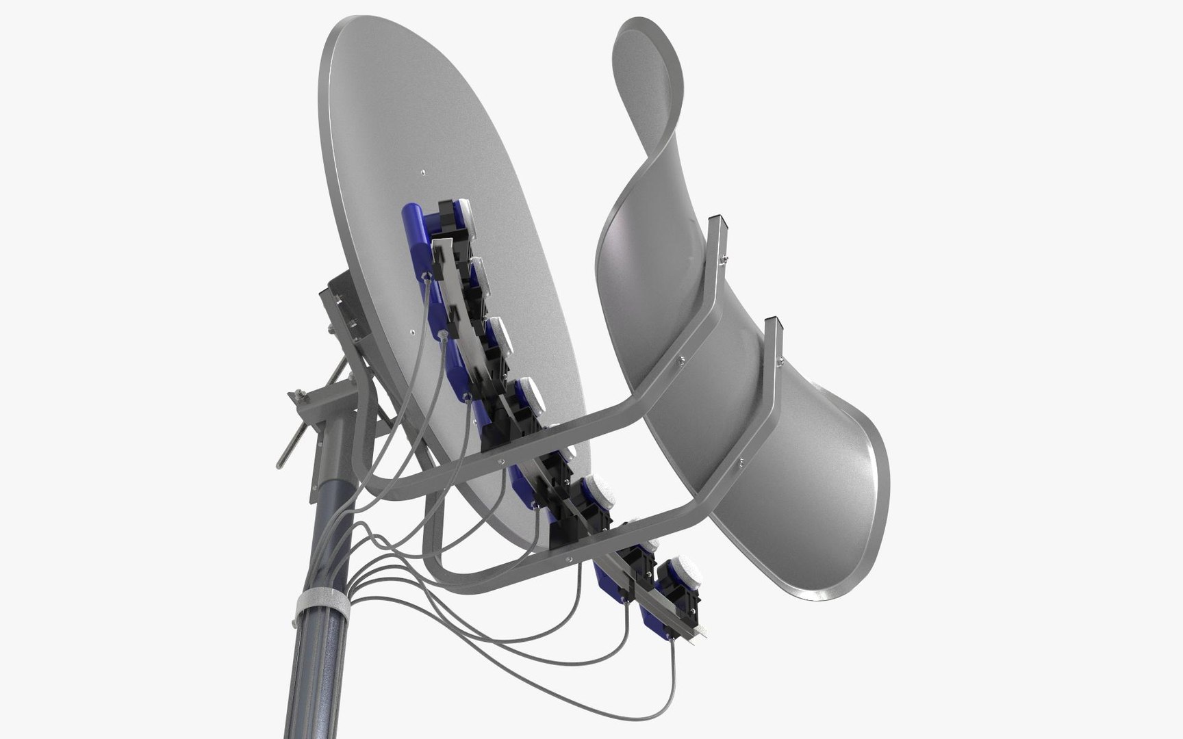 Toroidal Satellite Dish 3D Model - TurboSquid 2102049