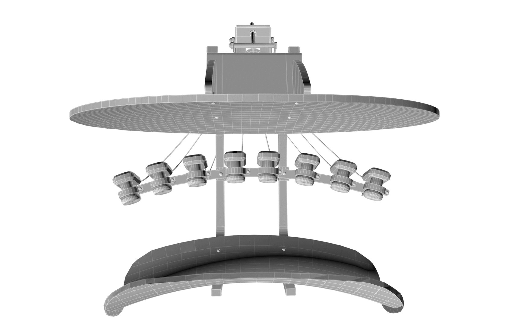 Toroidal Satellite Dish 3D Model - TurboSquid 2102049