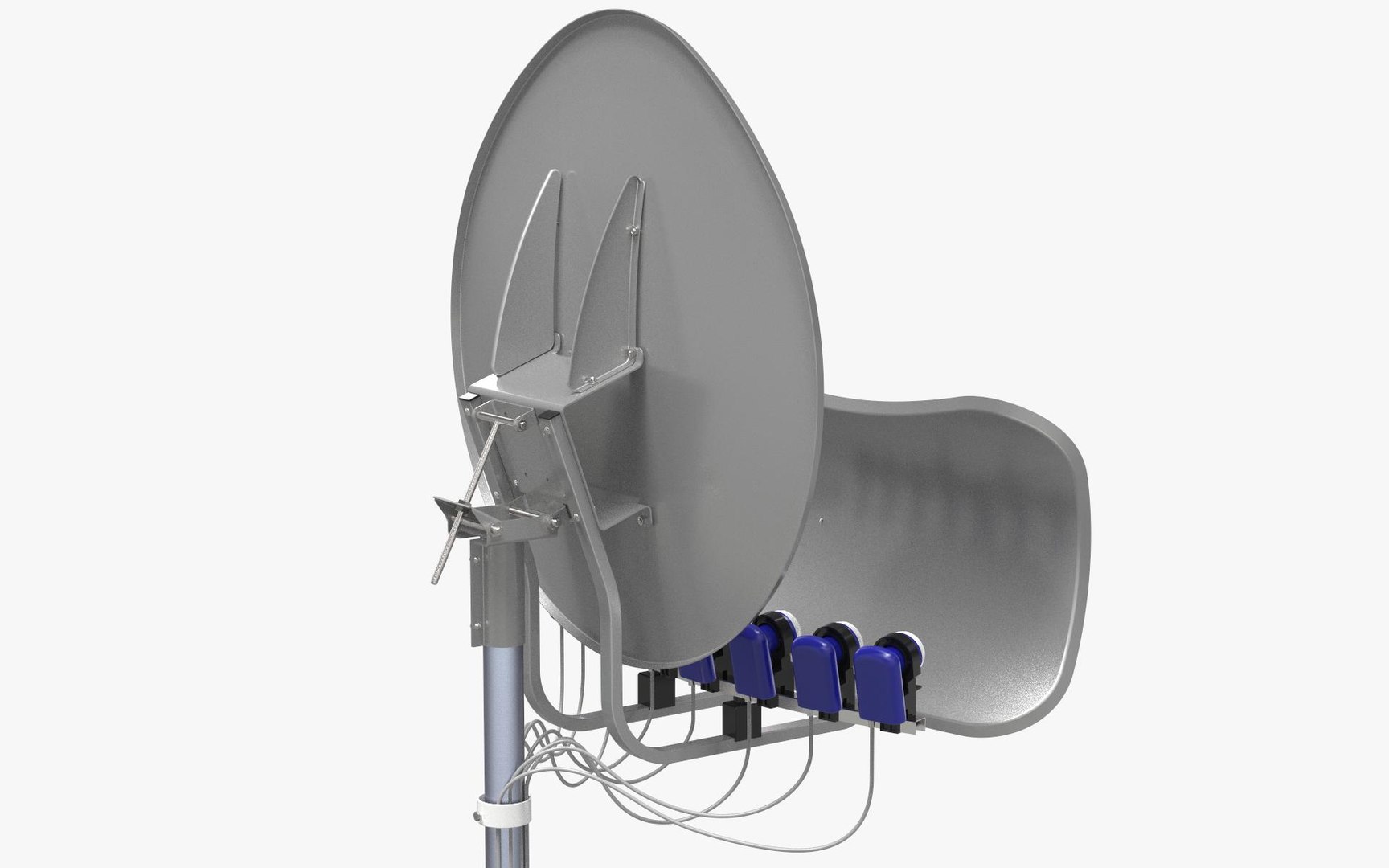 Toroidal Satellite Dish 3D Model - TurboSquid 2102049