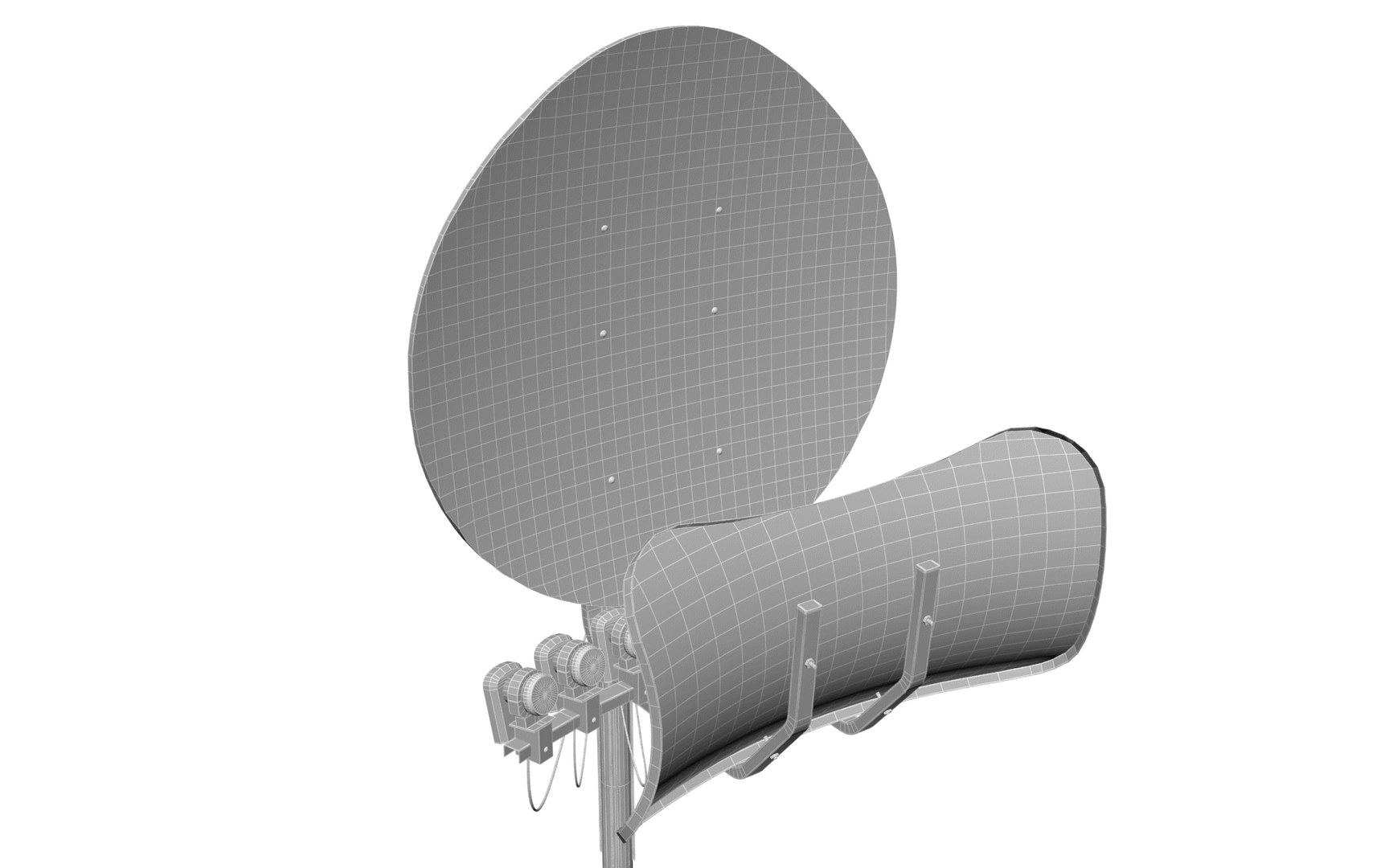 Toroidal Satellite Dish 3D Model - TurboSquid 2102049