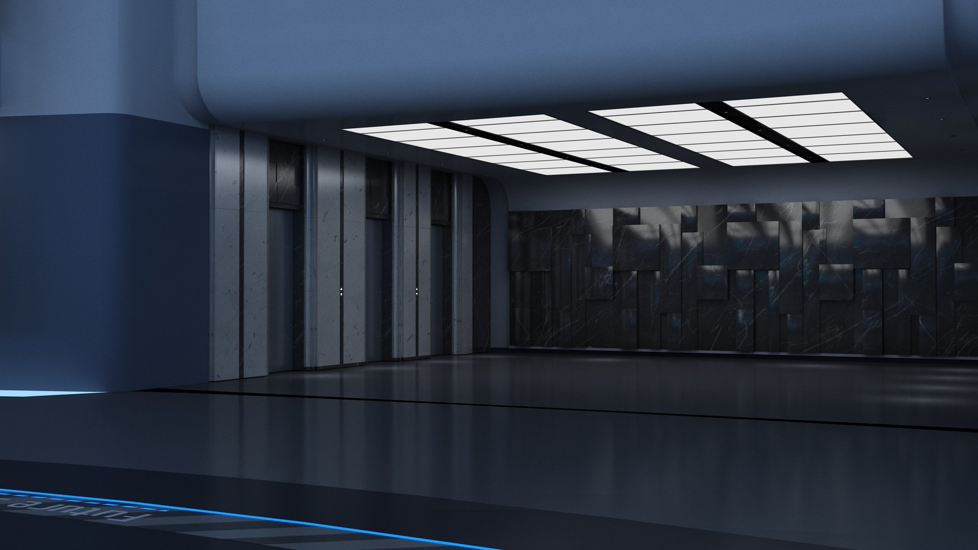 3D Control Room Monitoring Room Command Center Model - TurboSquid 2208578