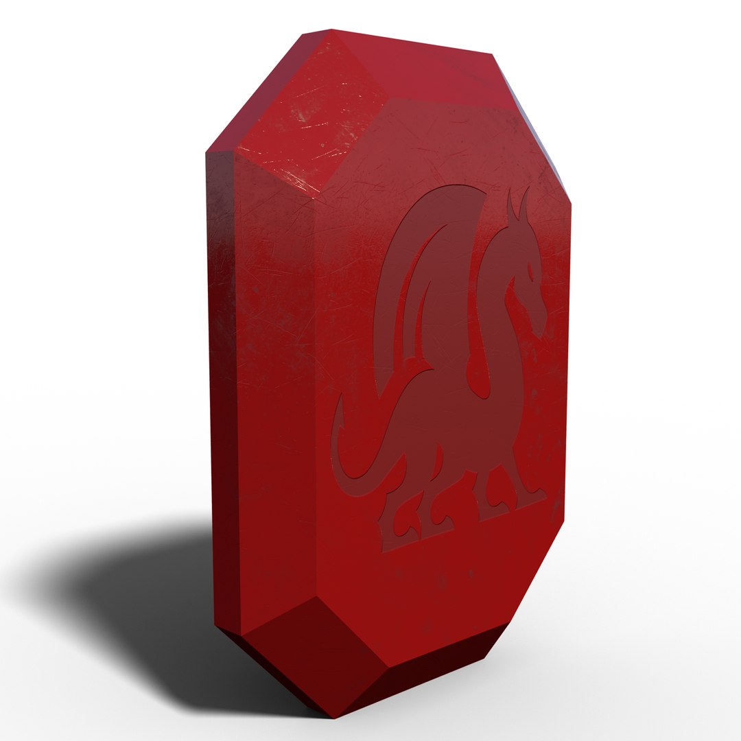 Red Gemstone model - TurboSquid 2088847