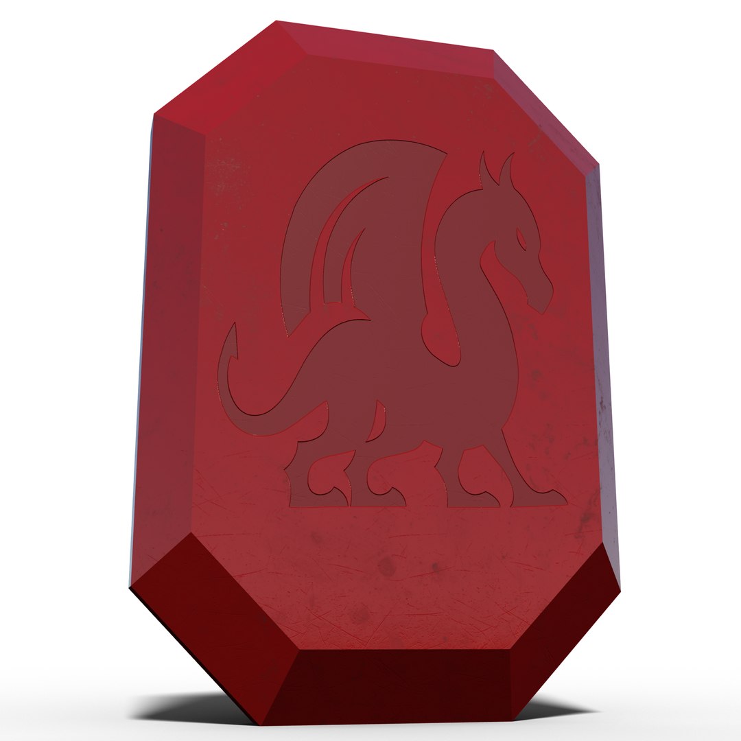 Red Gemstone model - TurboSquid 2088847