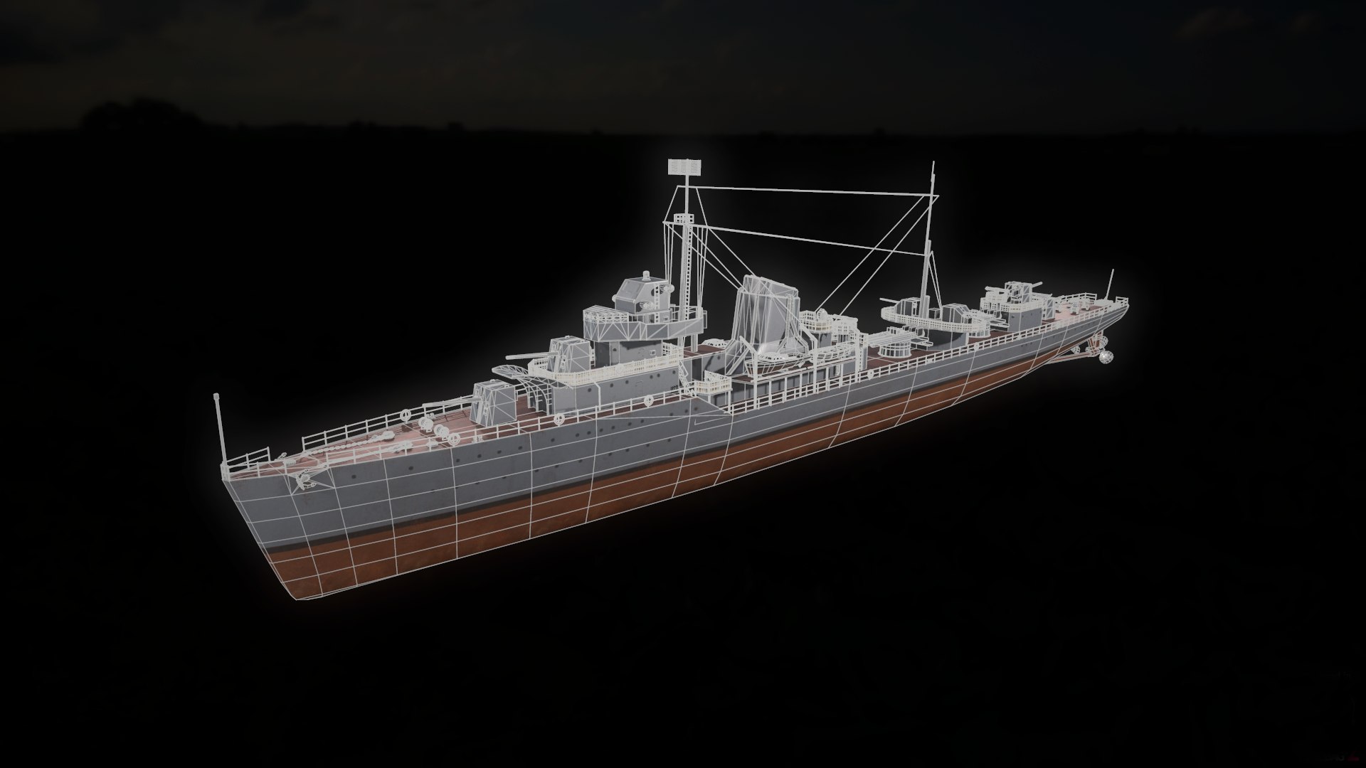 Gnevny-class Destroyer 3D Model - TurboSquid 1196237