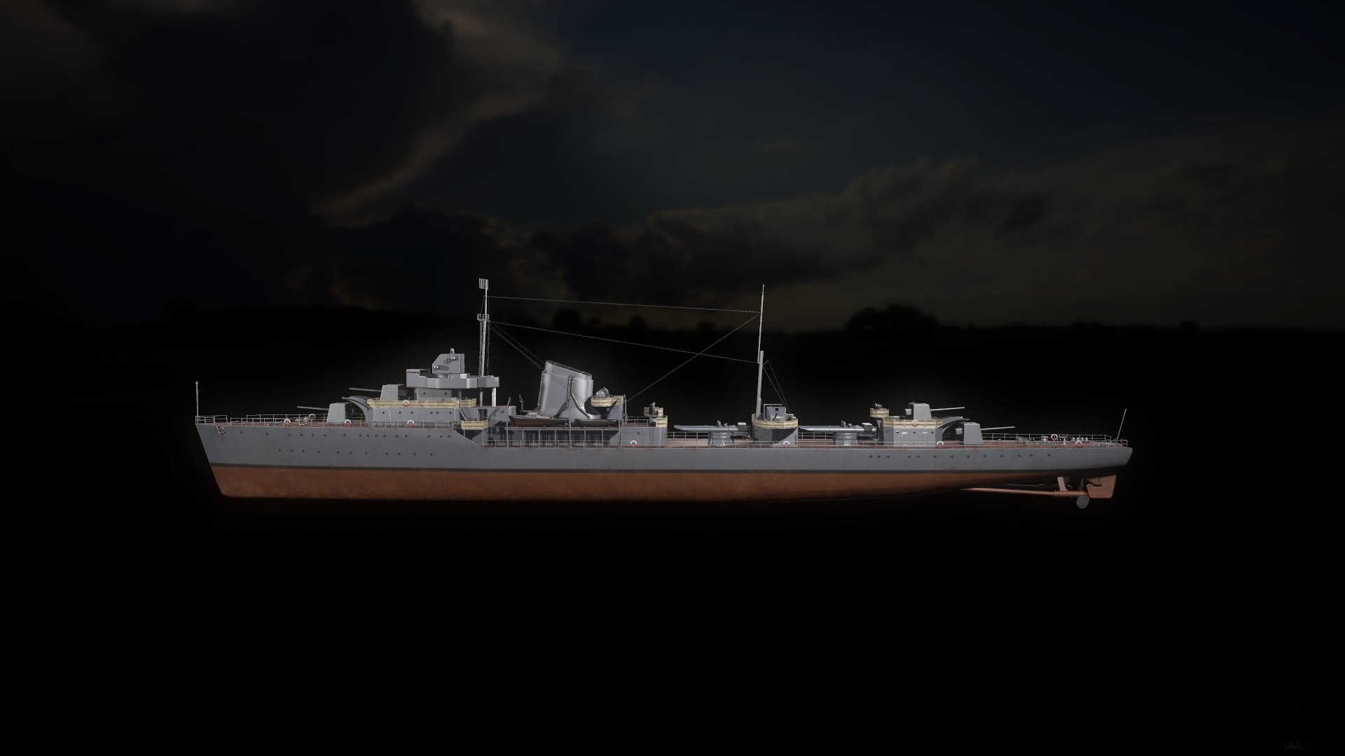 Gnevny-class Destroyer 3D Model - TurboSquid 1196237