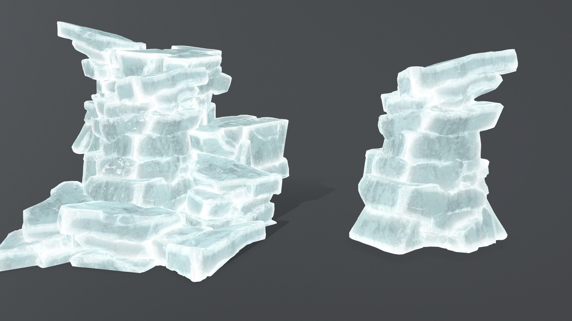 3D Model Ice Set - TurboSquid 1856143