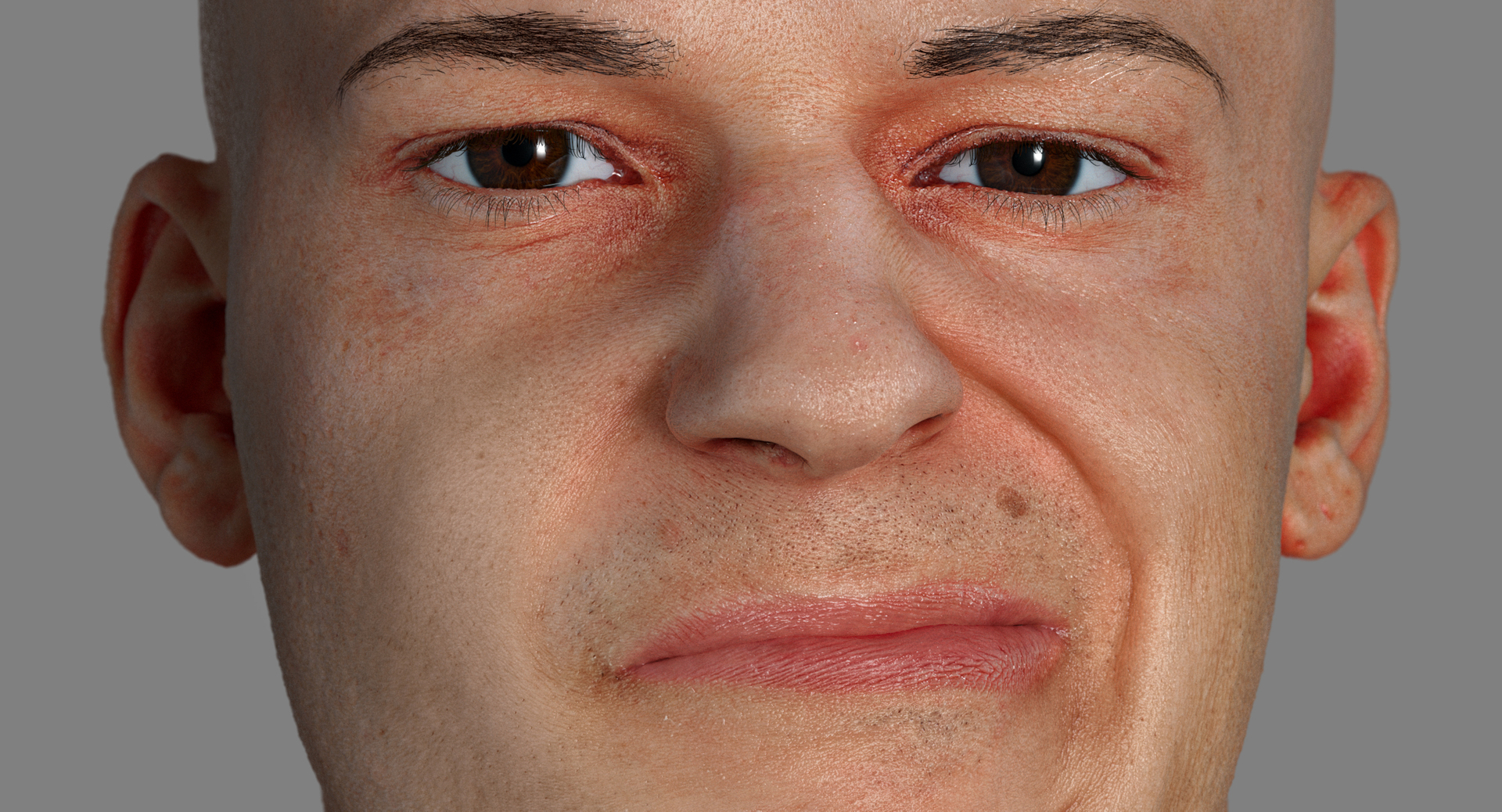 Real PBR Marcus Human Head Nose Wrinkler AU9 3D-Modell - TurboSquid 1706805