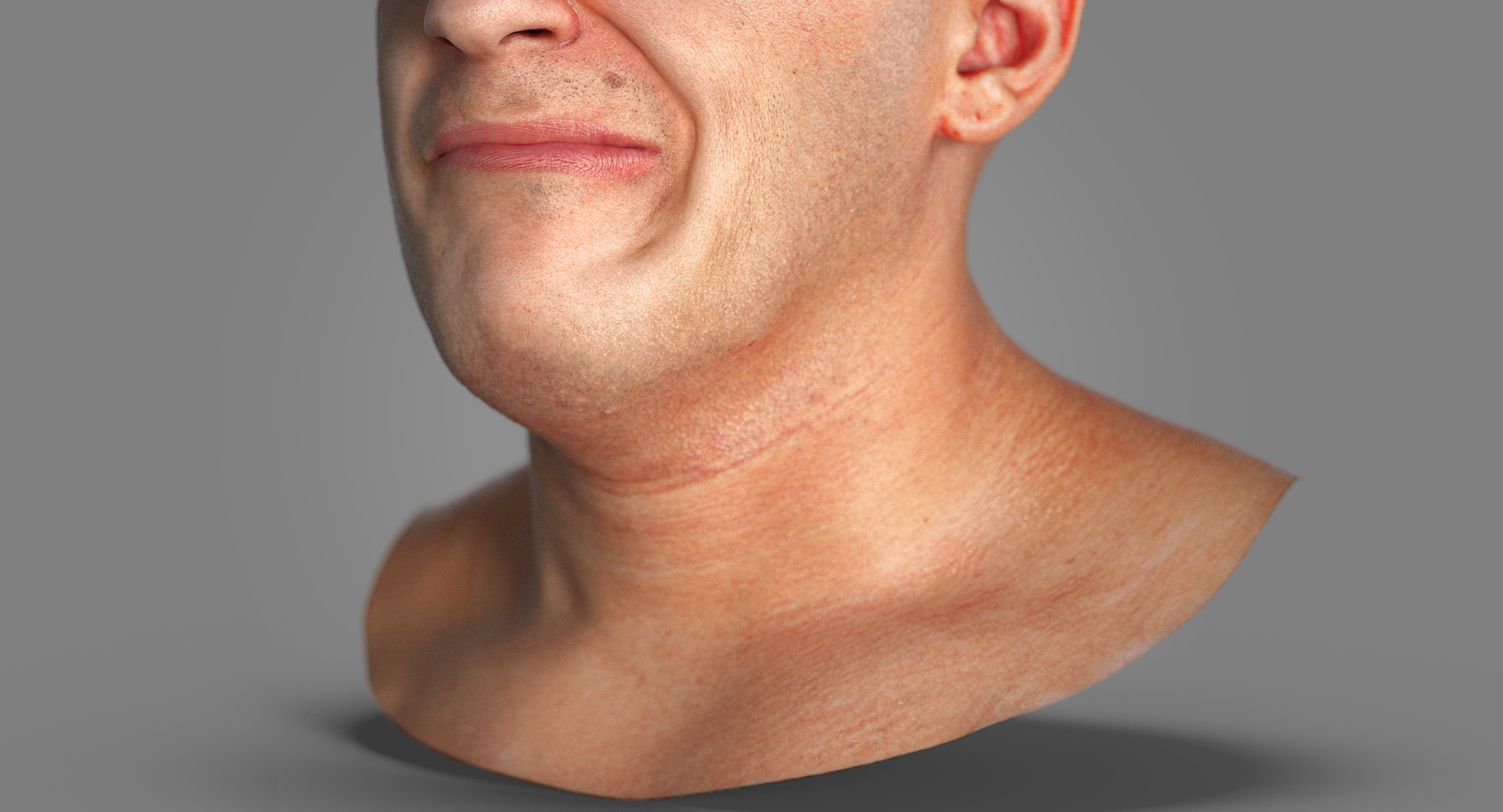 Real pbr marcus human head 3D model - TurboSquid 1706805