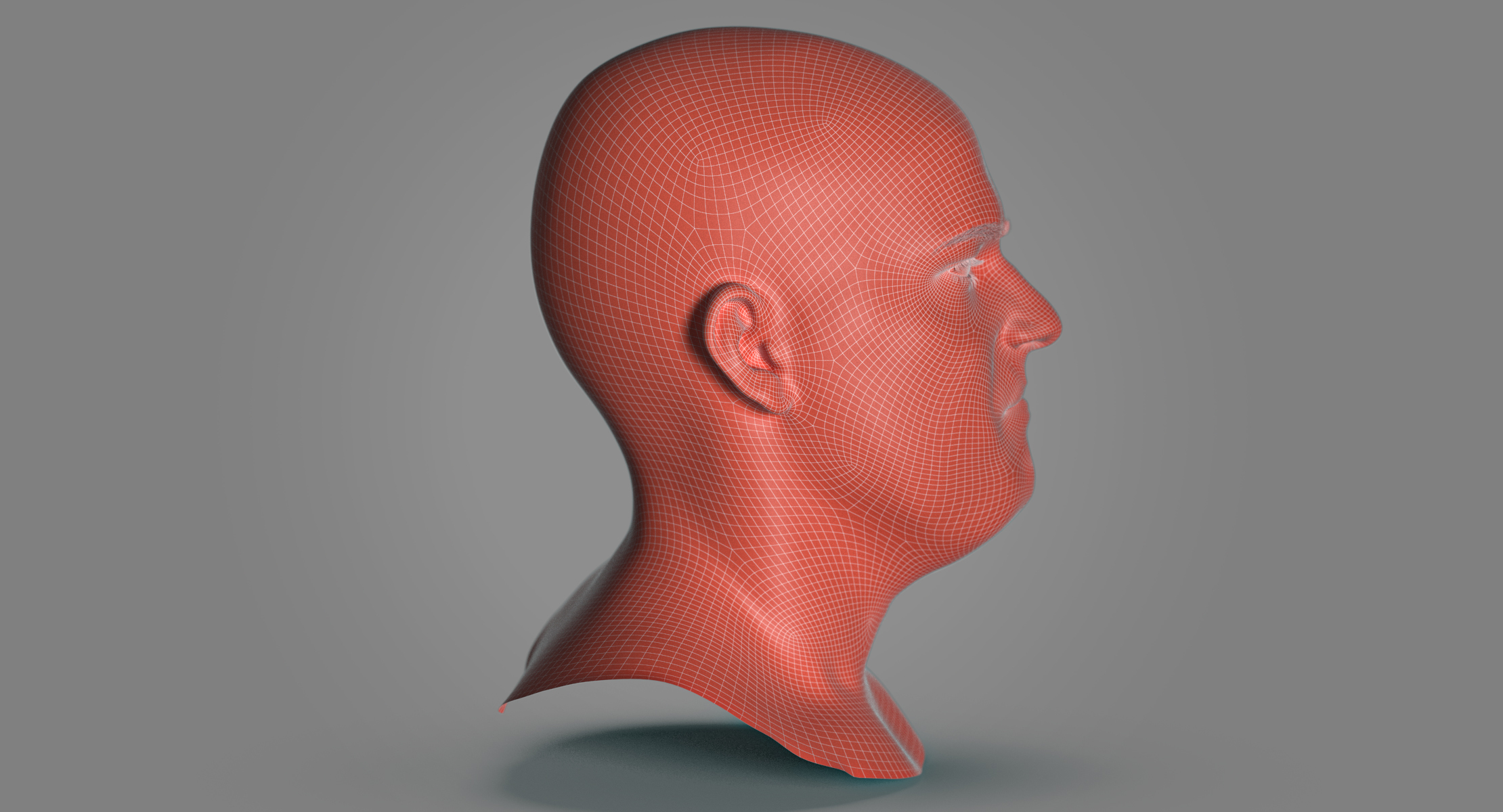 modèle 3D de Real PBR Marcus Human Head Nez Wrinkler AU9 - TurboSquid ...