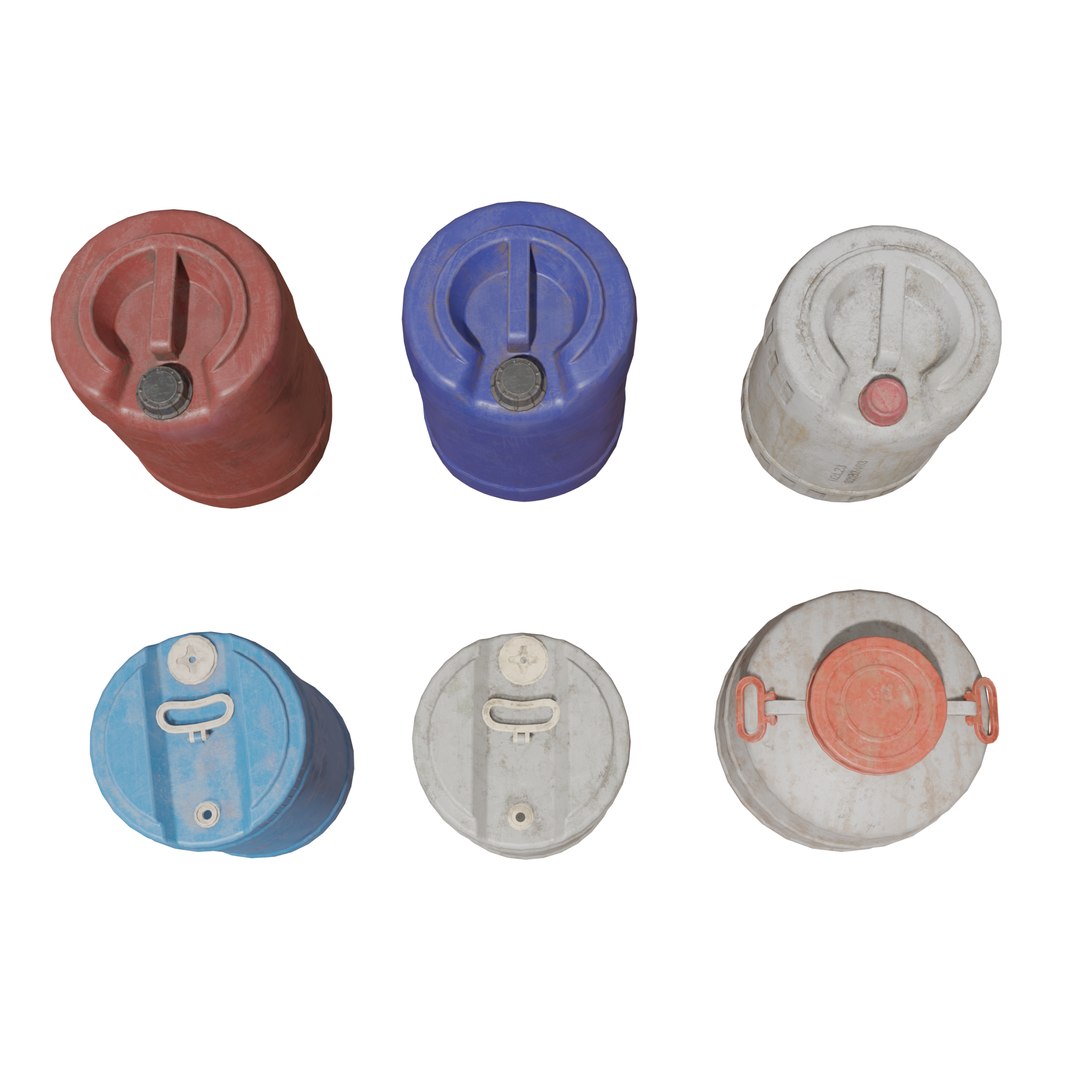 3D Plastic Gallons - TurboSquid 1730338