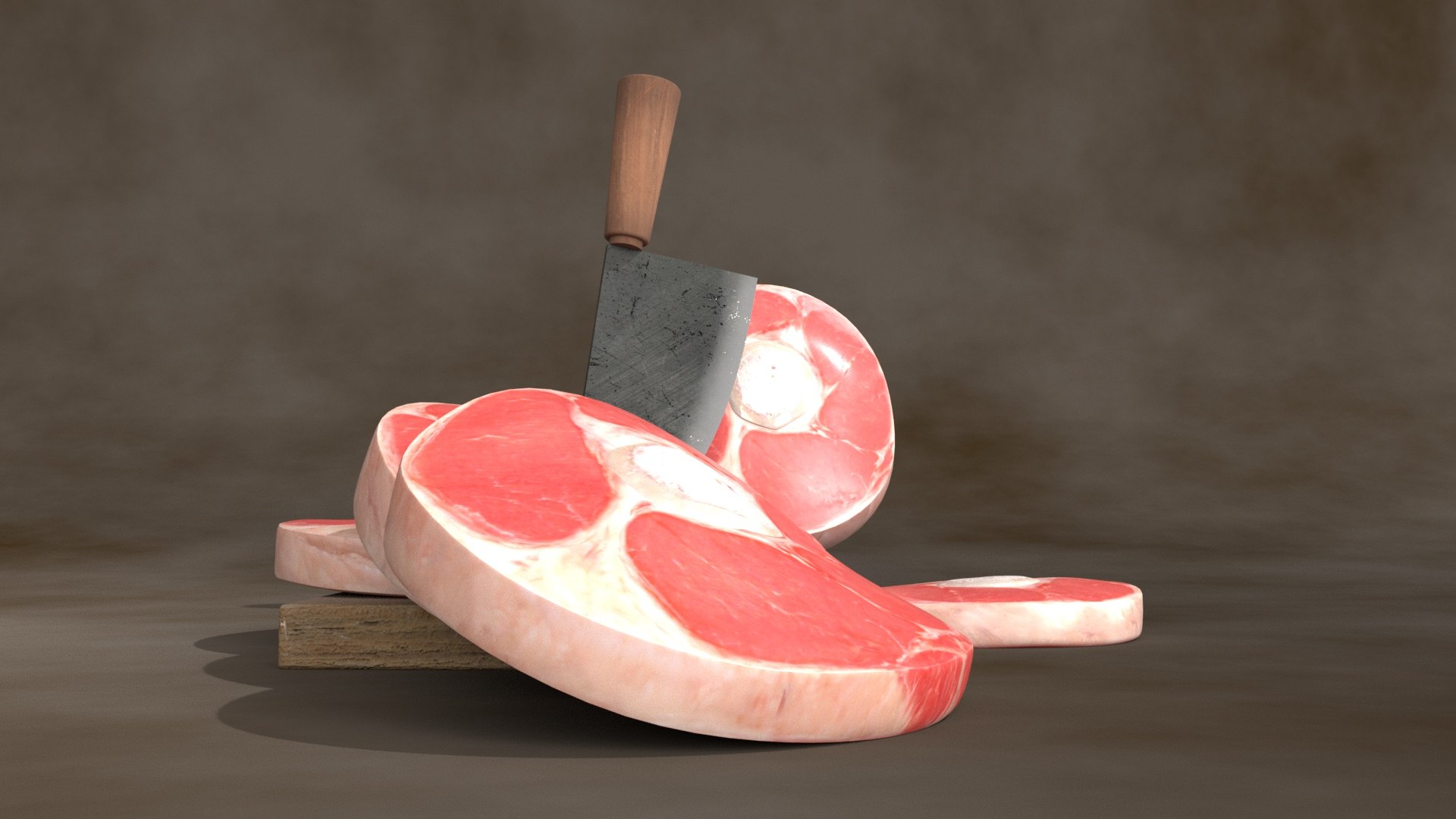 Meat Slice Model - TurboSquid 1820154