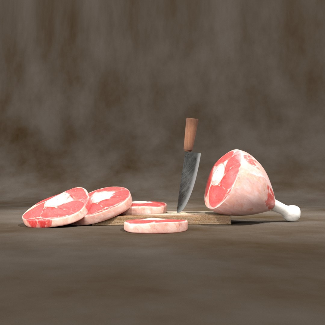 Meat Slice Model - TurboSquid 1820154