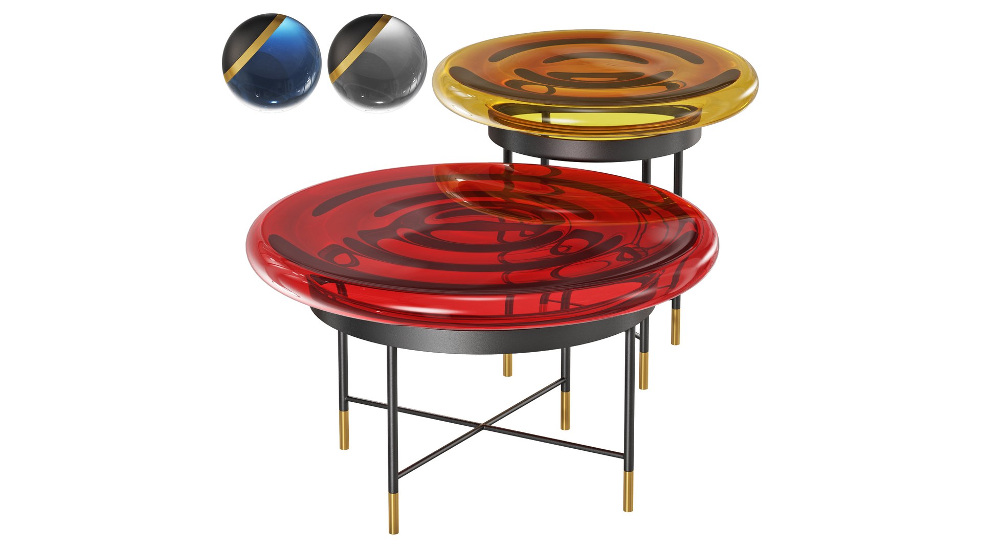 Roche Bobois Bilboquet Cocktail Table 1 3D Model - TurboSquid 2205981