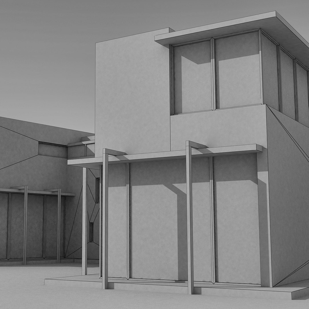 3ds Max Modern Building