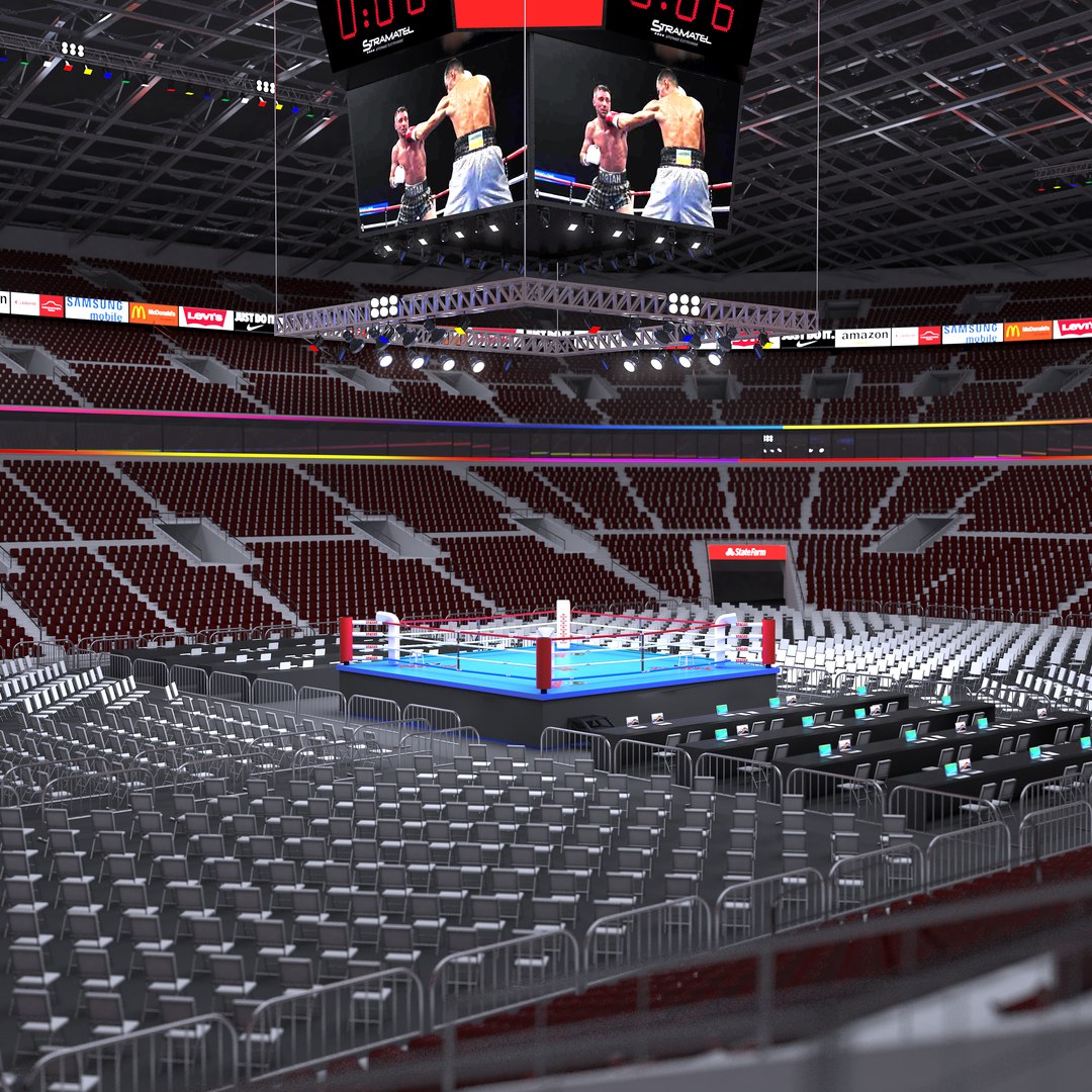 3D model boxing stadium - TurboSquid 1302677