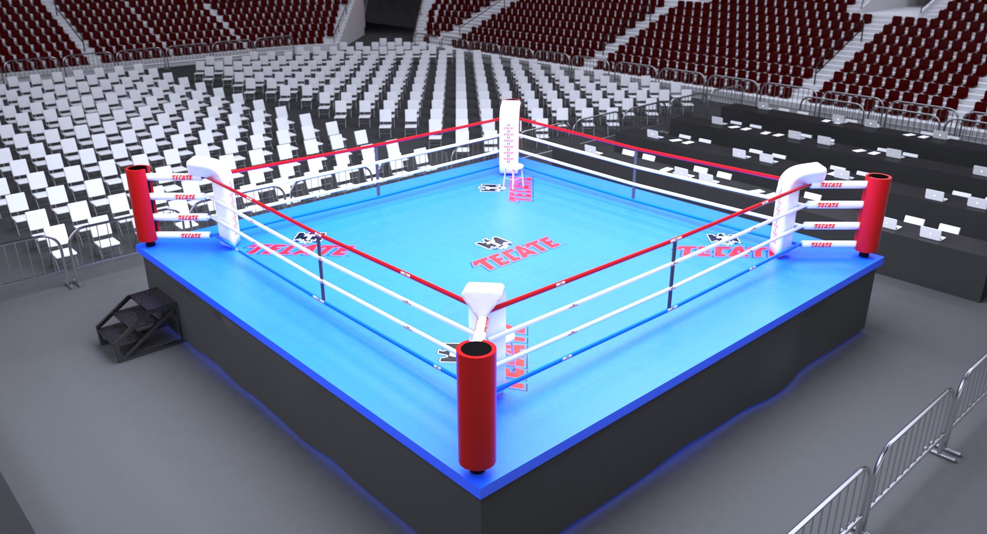 3D model boxing stadium - TurboSquid 1302677