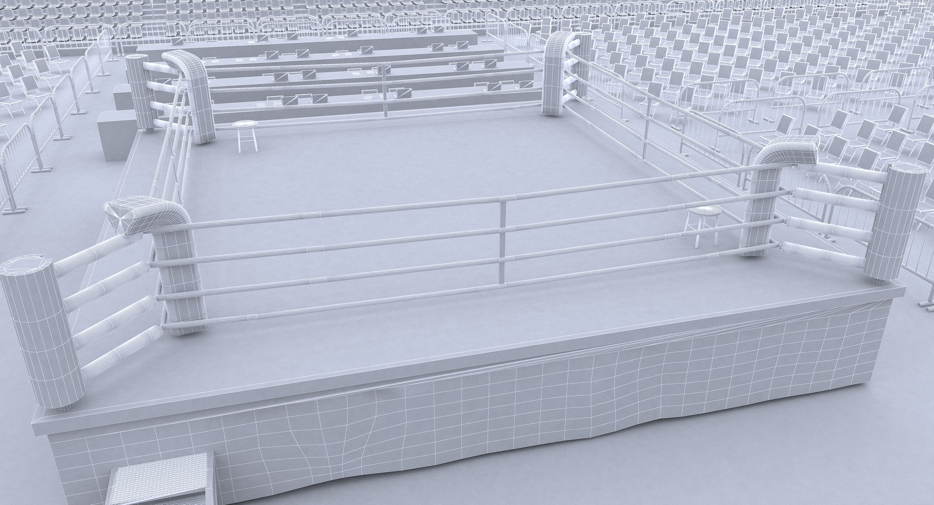 3D model boxing stadium - TurboSquid 1302677