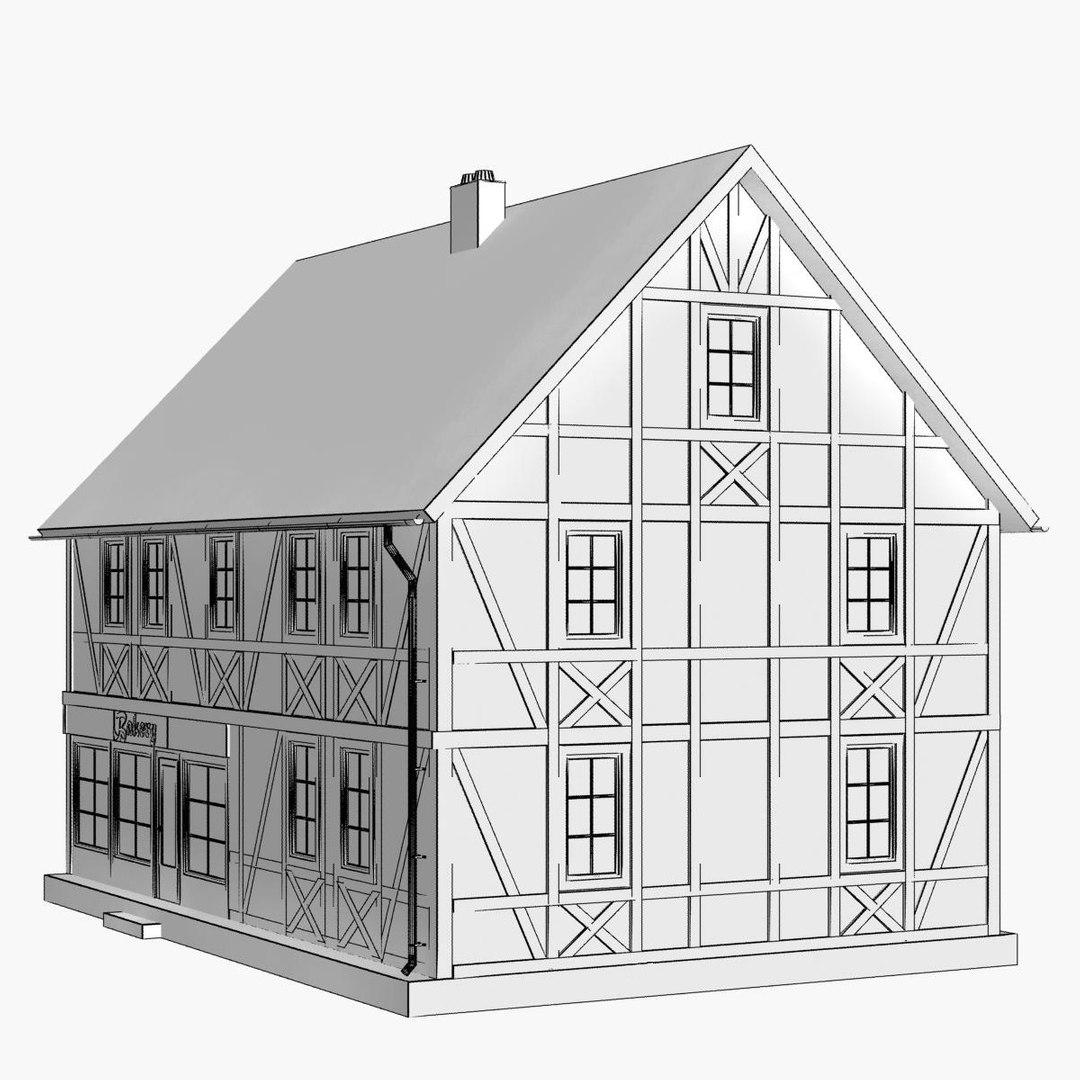 3d Model Fachwerk