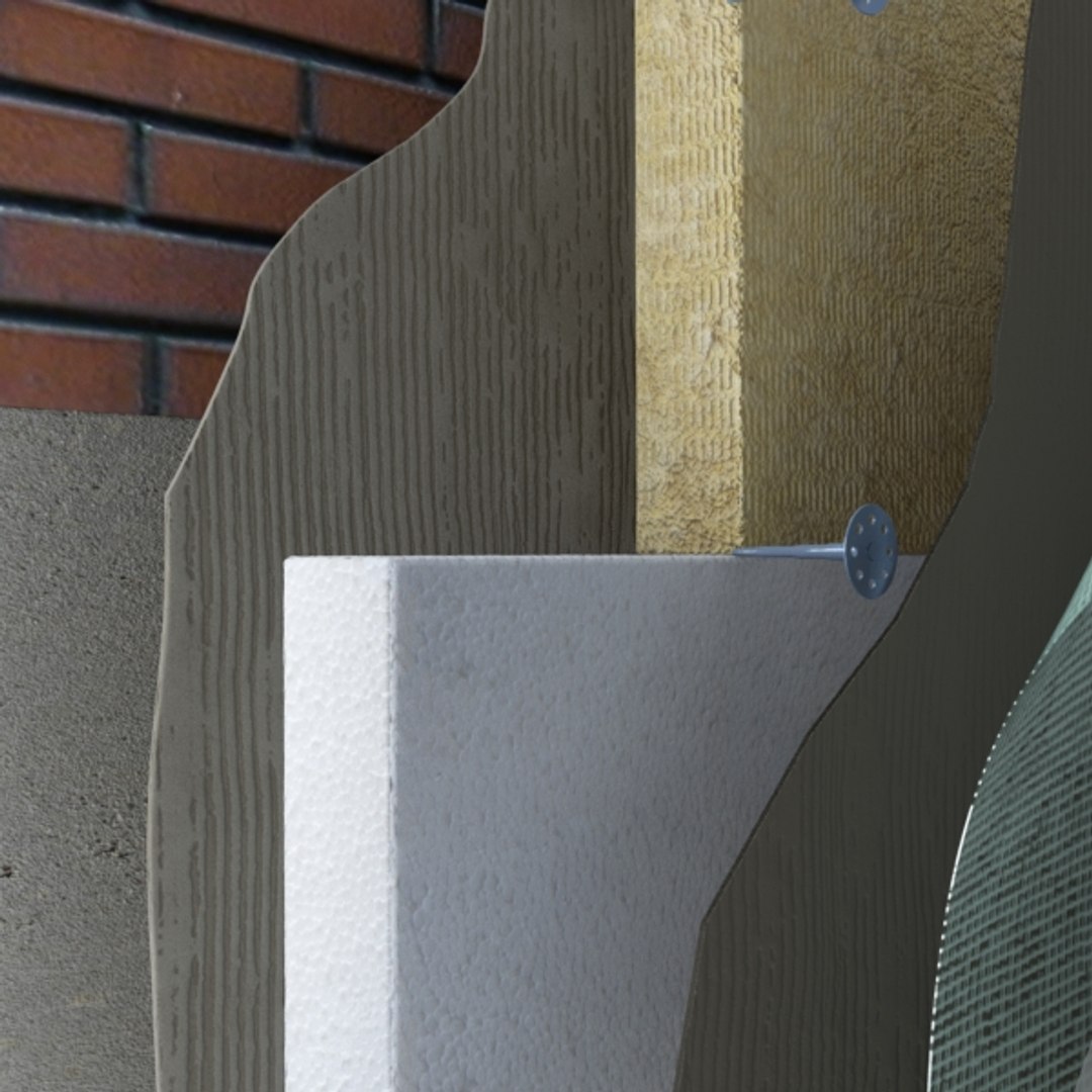3d Layers Wall Model