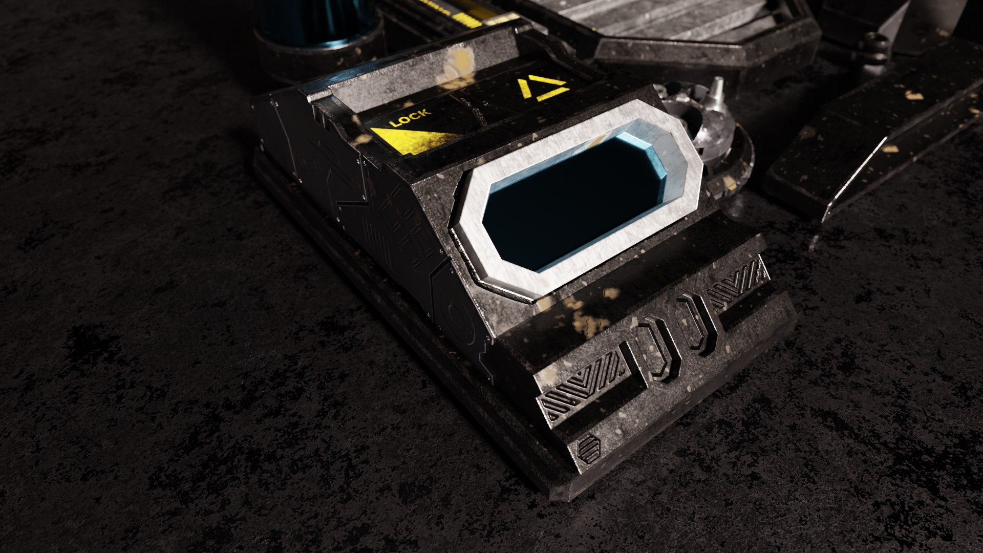 Low Poly Sci-fi Game Ready Tech 3D Model - TurboSquid 1977320