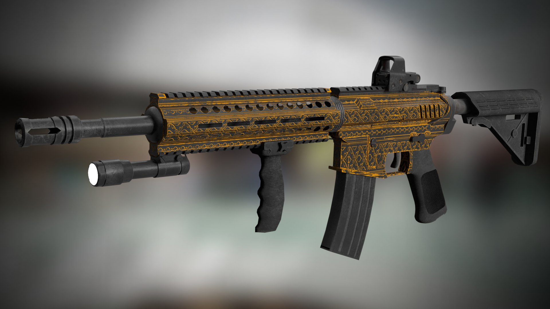 Colt M4 Carbine 3D Model - TurboSquid 2334799