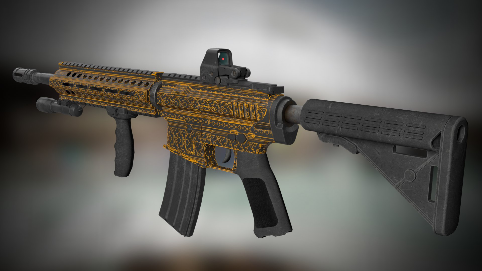 Colt M4 Carbine 3D Model - TurboSquid 2334799