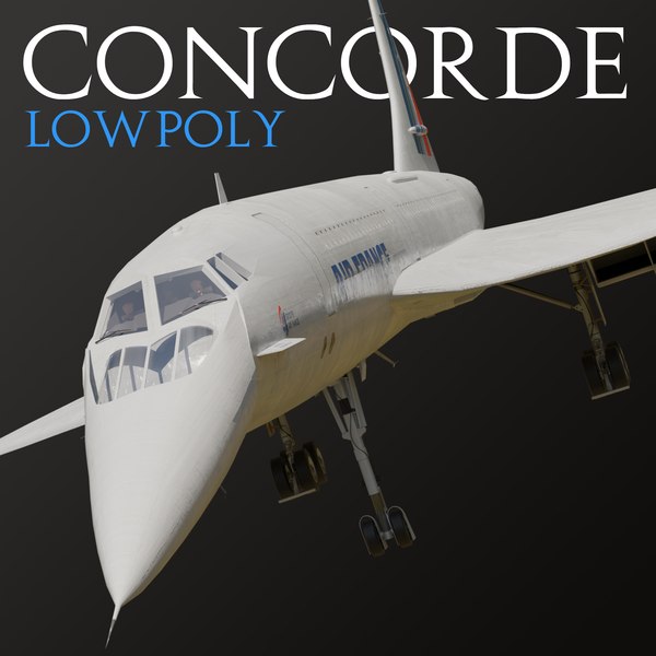 modelo 3d CONCORDE - TurboSquid 1587455