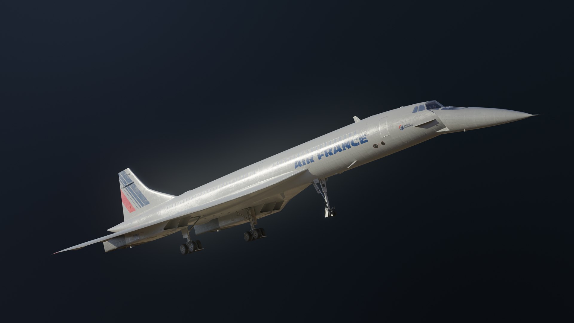 3D Concorde Aircraft Engine Model - TurboSquid 1587455
