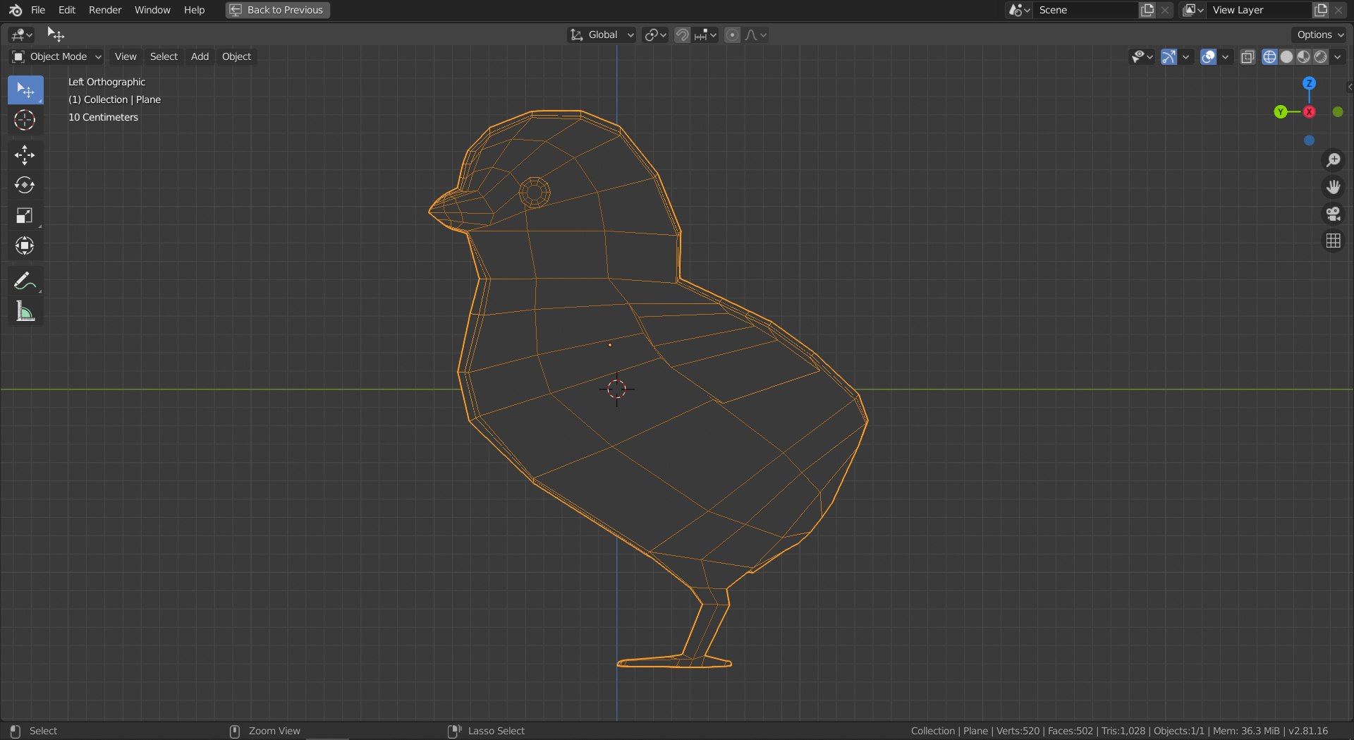 Animal Bird Chick Model - TurboSquid 1597038