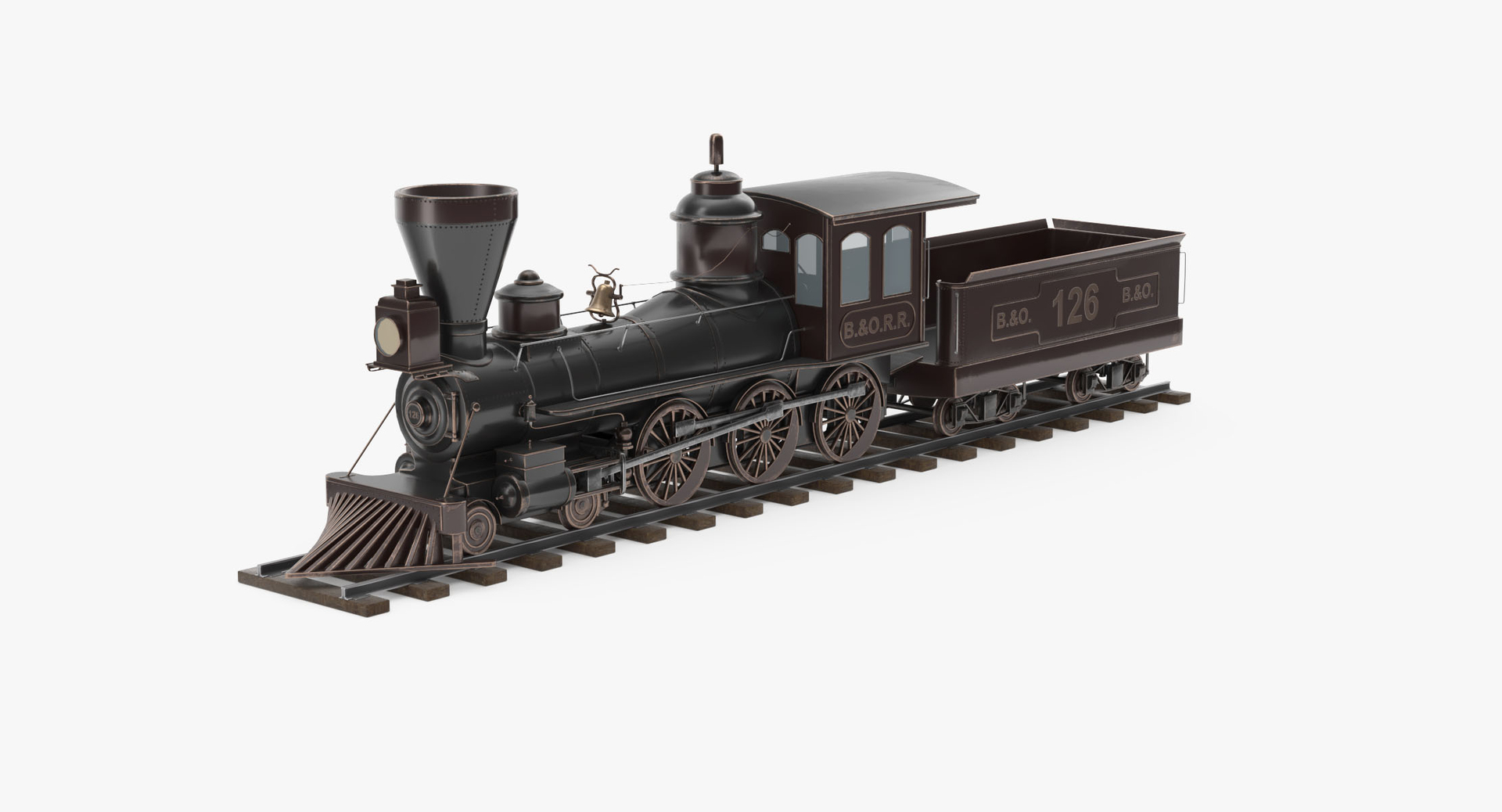 Wild West Train 3D Model - TurboSquid 2306142