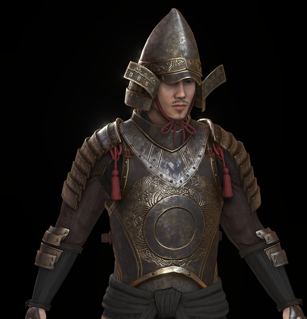 3D Samurai Model - TurboSquid 2075218