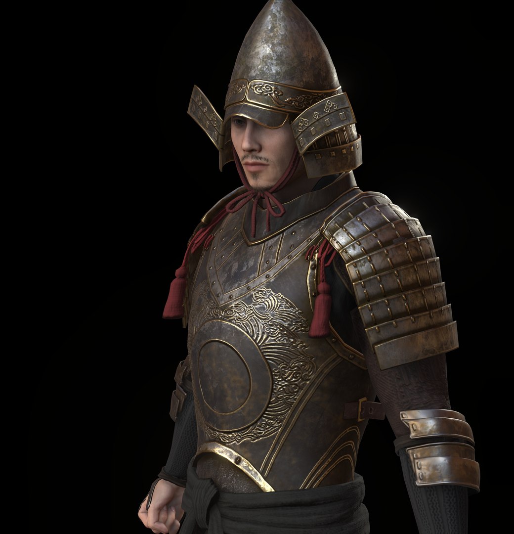 3D Samurai Model - TurboSquid 2075218