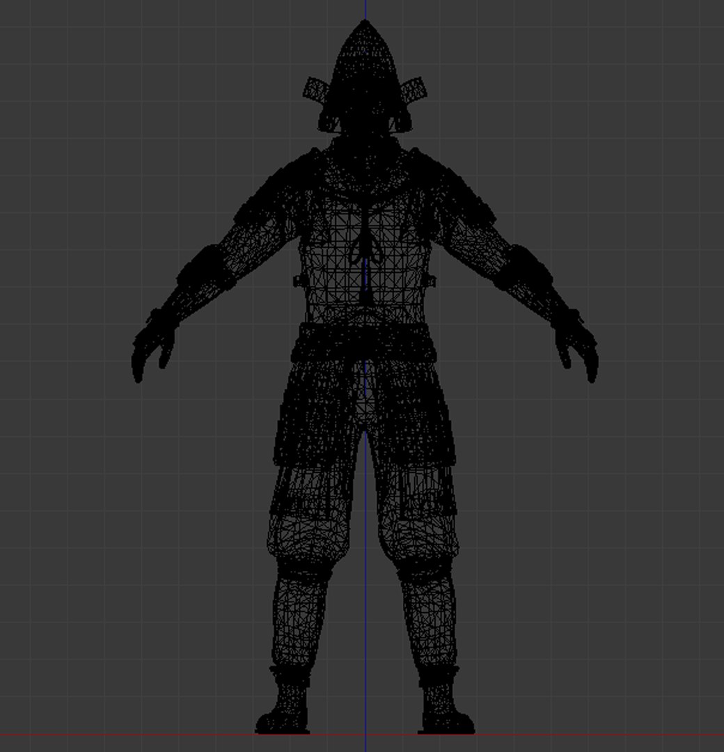 3D Samurai Model - TurboSquid 2075218