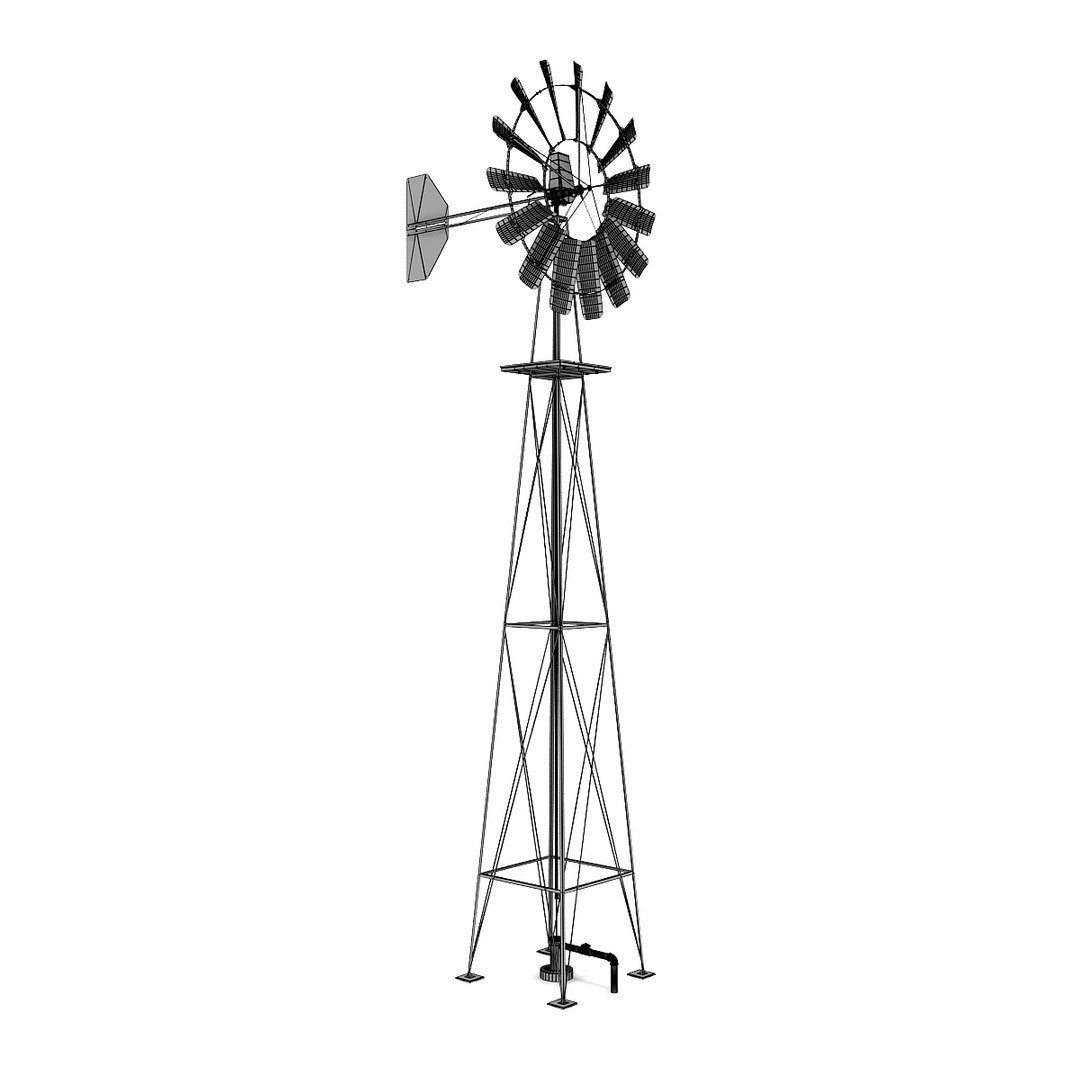 3d Wind Powered Pump