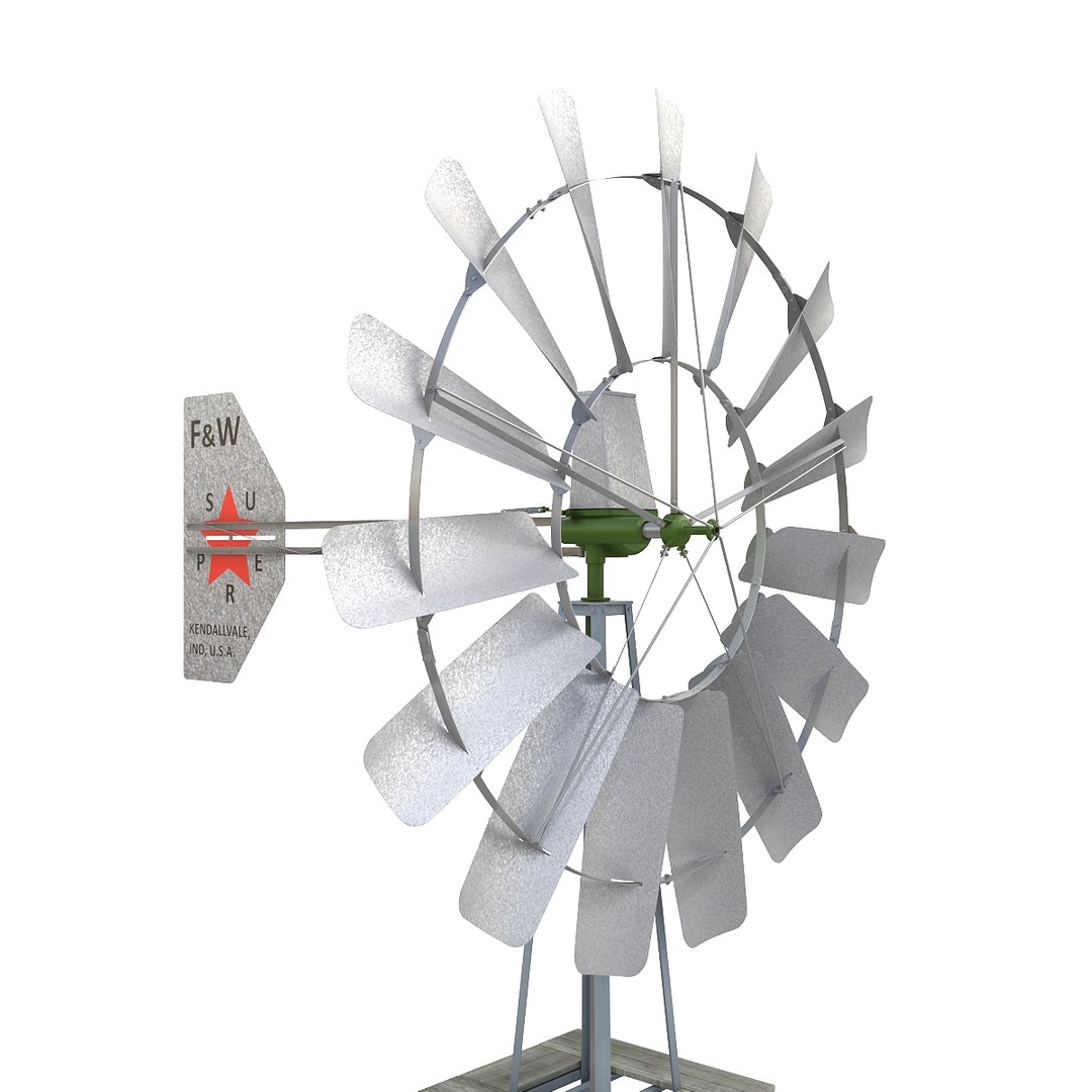 3d Wind Powered Pump