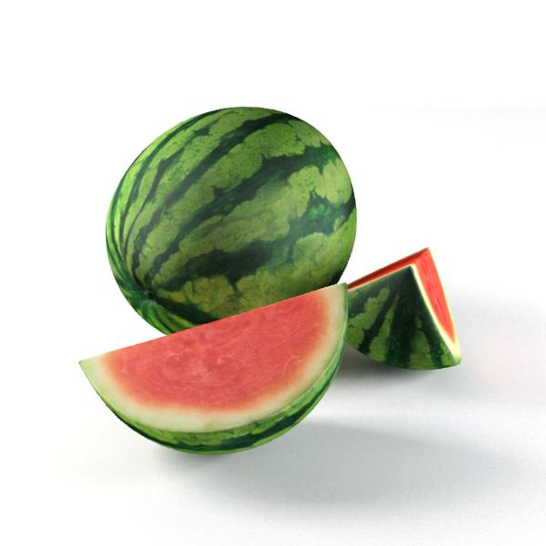 3d Model Watermelon Hi