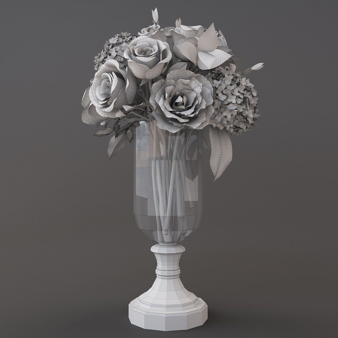 Flowers Bouquet 3D Model | 1147419 | TurboSquid
