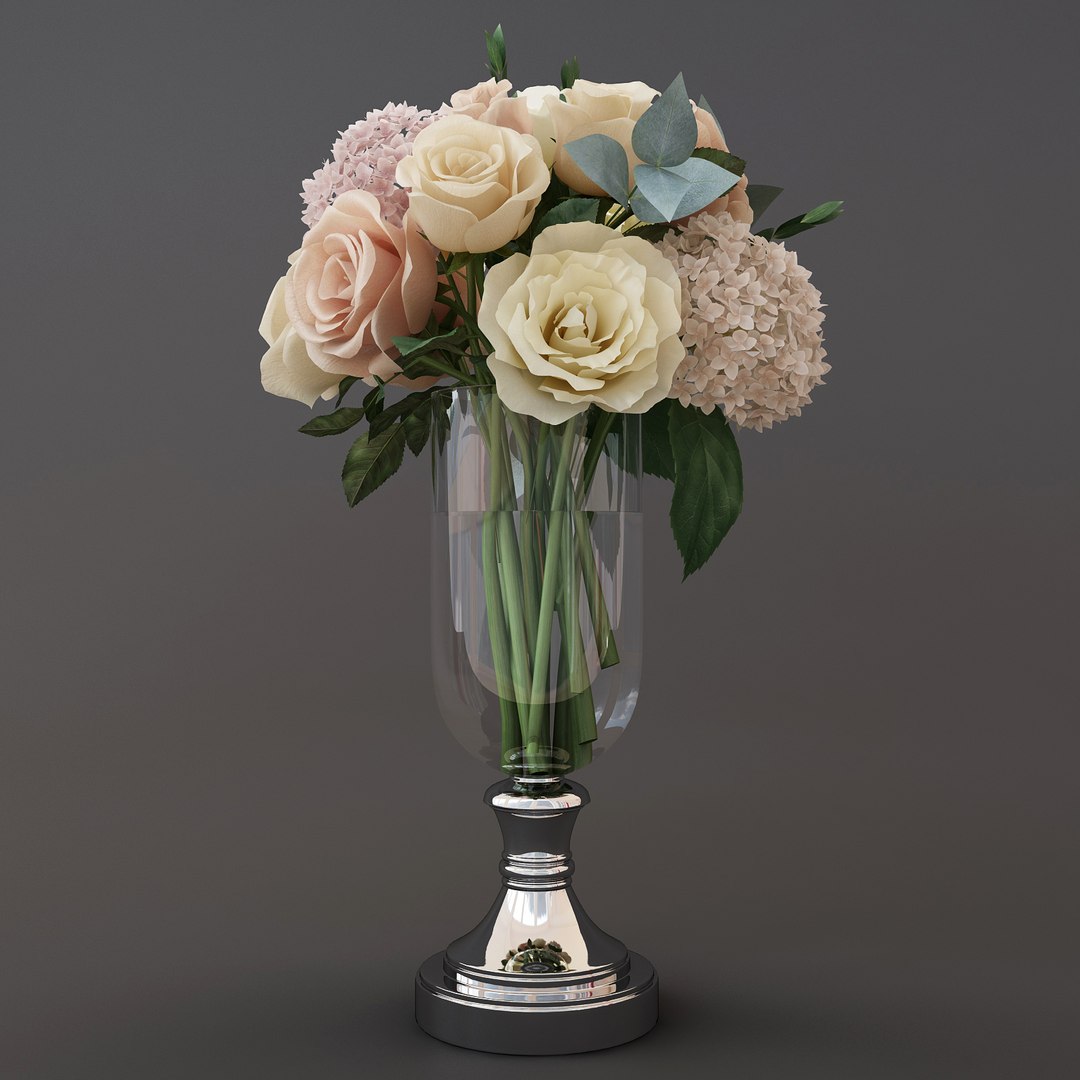 Flowers Bouquet 3D Model | 1147419 | TurboSquid